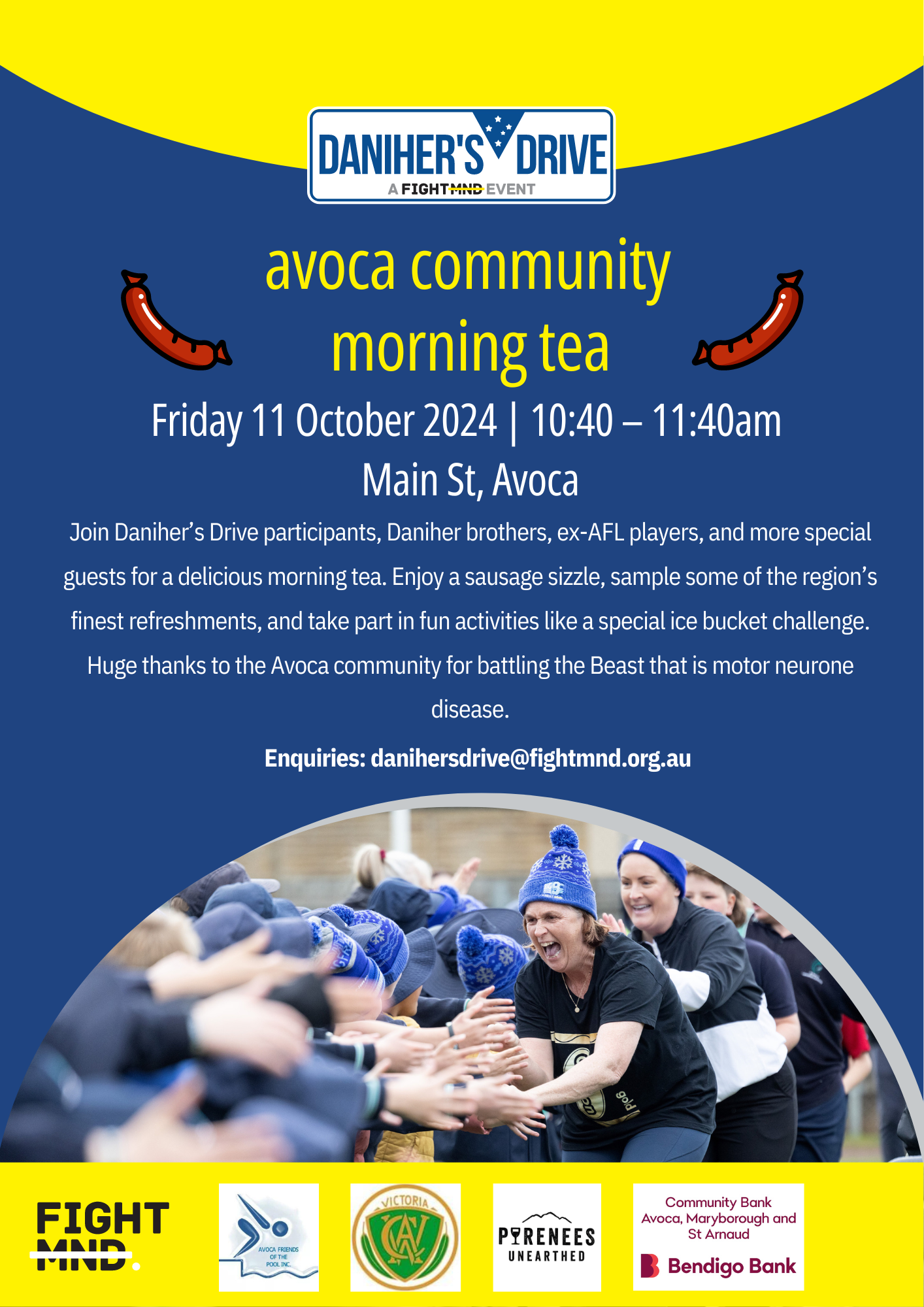 2024- Daniher's Drive Avoca Community Morning Tea - Pyrenees Shire Council