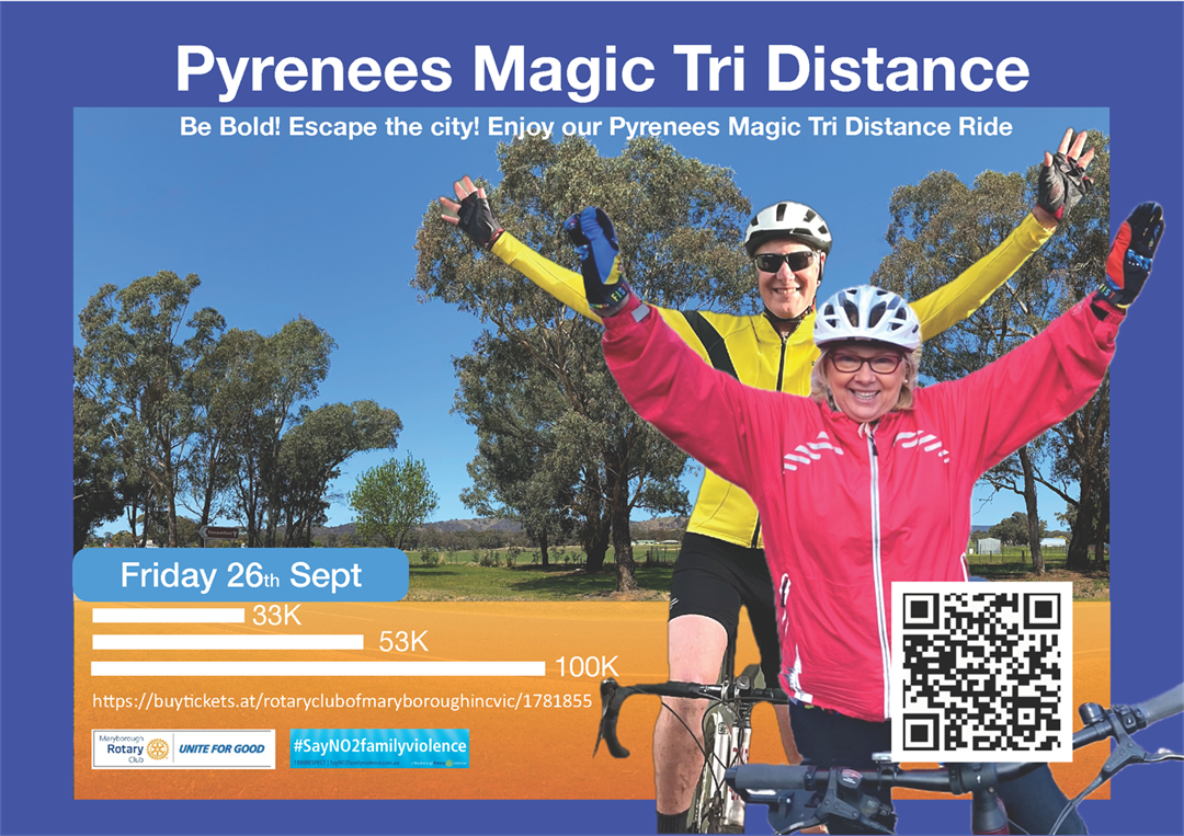 Pyrenees Magic Tri Distance - Spring Bike Ride 2025 - Pyrenees Shire ...
