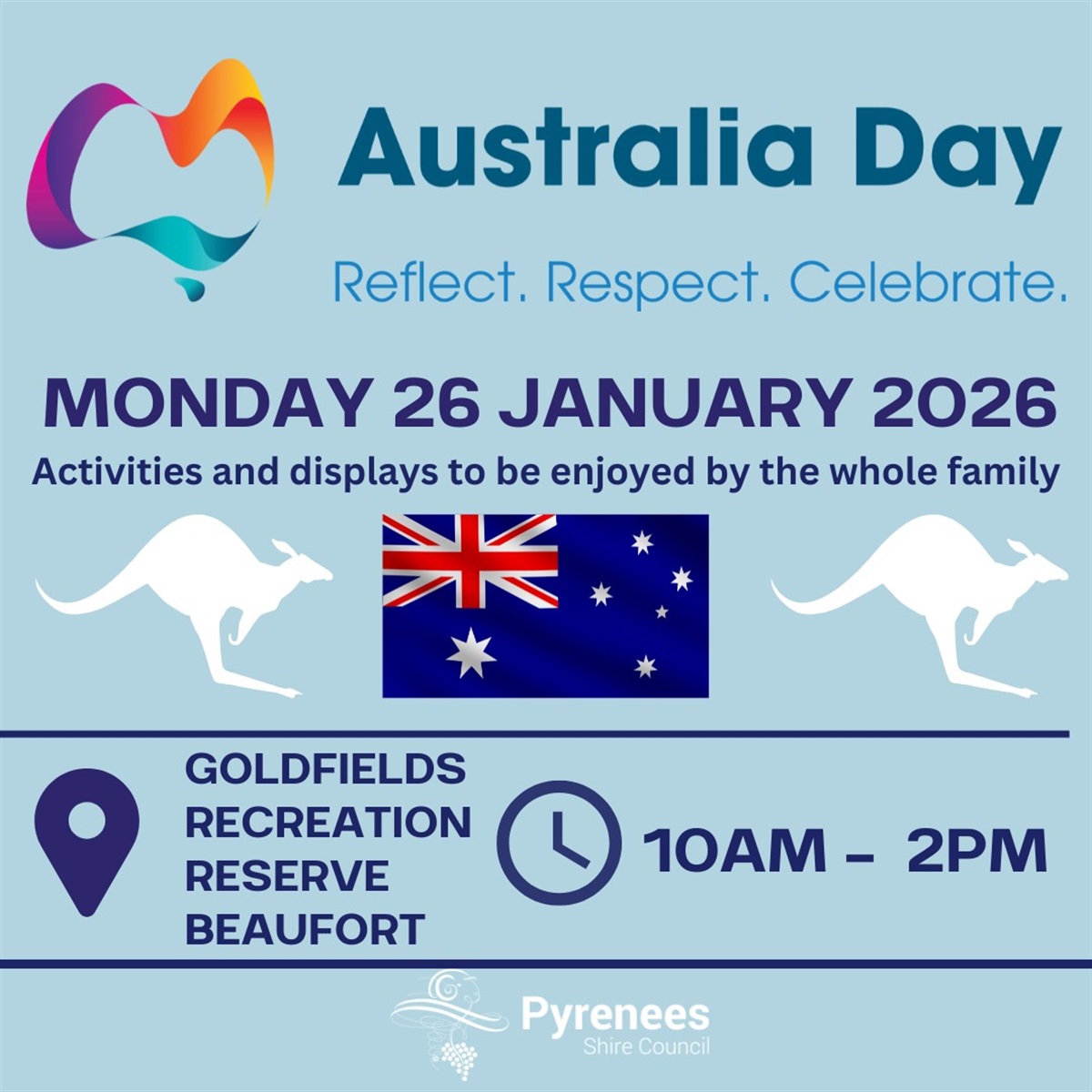 Celebrate Australia Day 2026 with free family fun - Pyrenees Shire Council